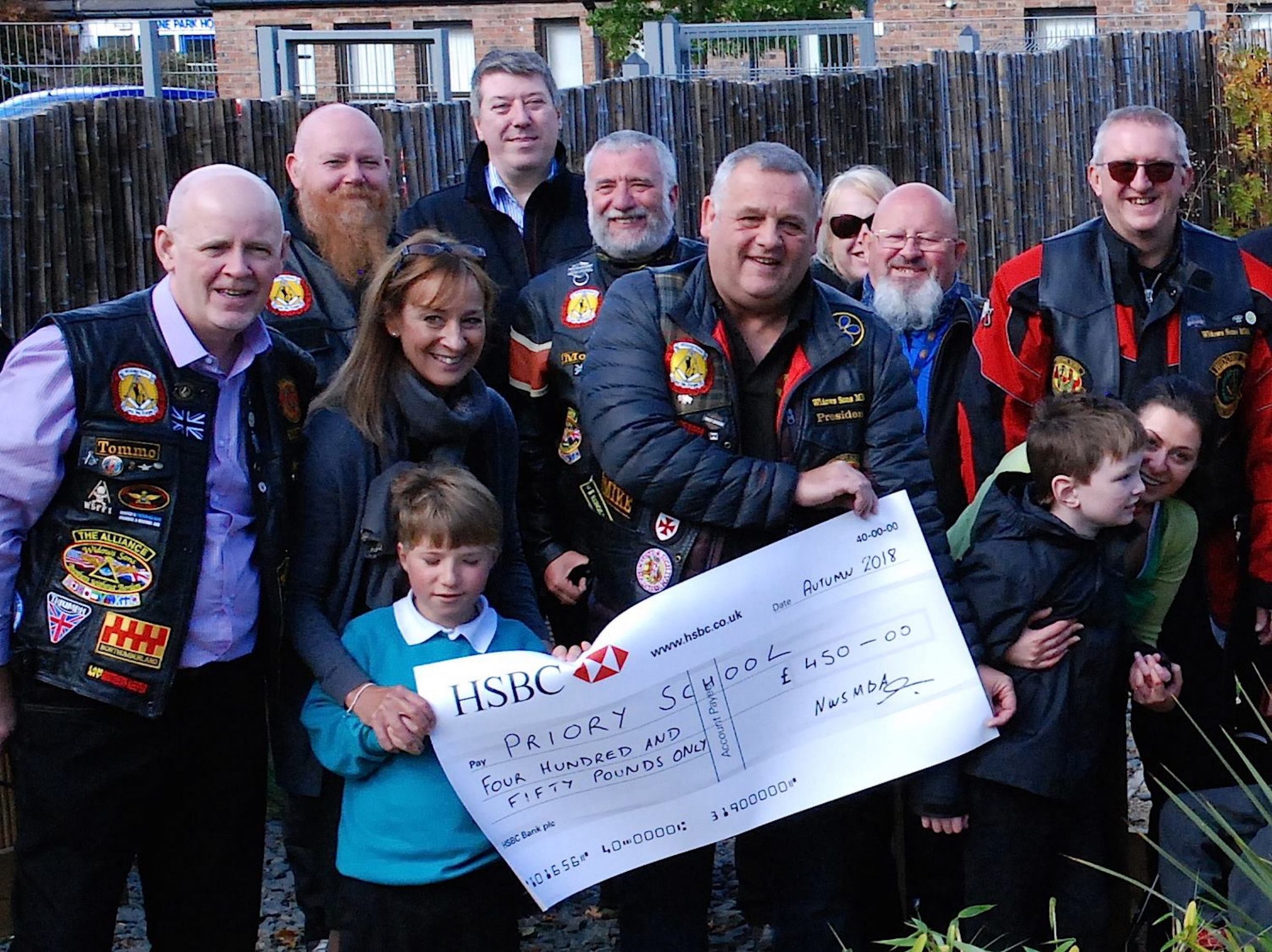 Biker Freemasons Plant Their Donation at Special School - Highlights PR